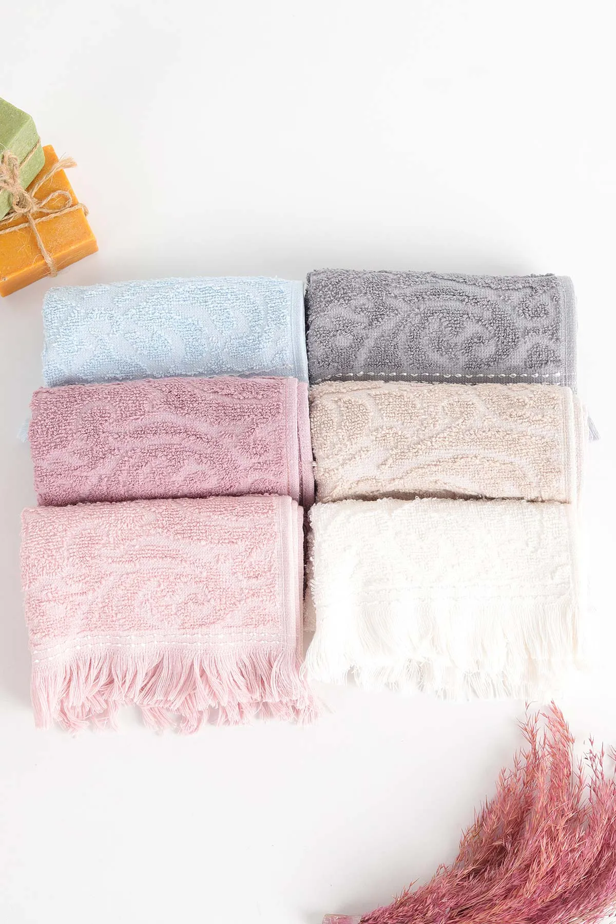 30x50 cm Eko Saçaklı El Bezi 6'lı 288627