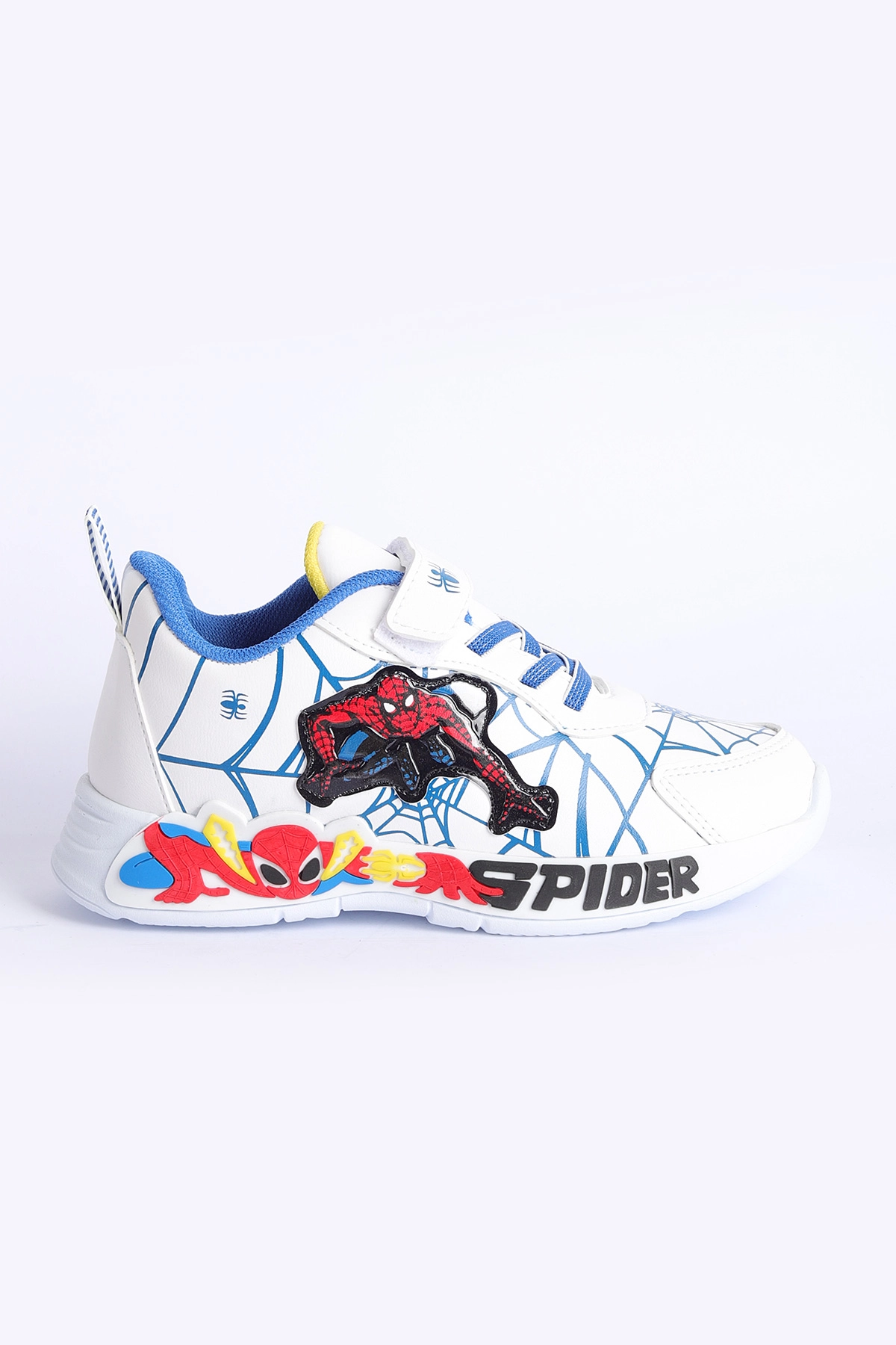 Beyaz Mavi (31-35 Filet )Örümcek Adam Figürlü Cırtlı Erkek Çocuk ...