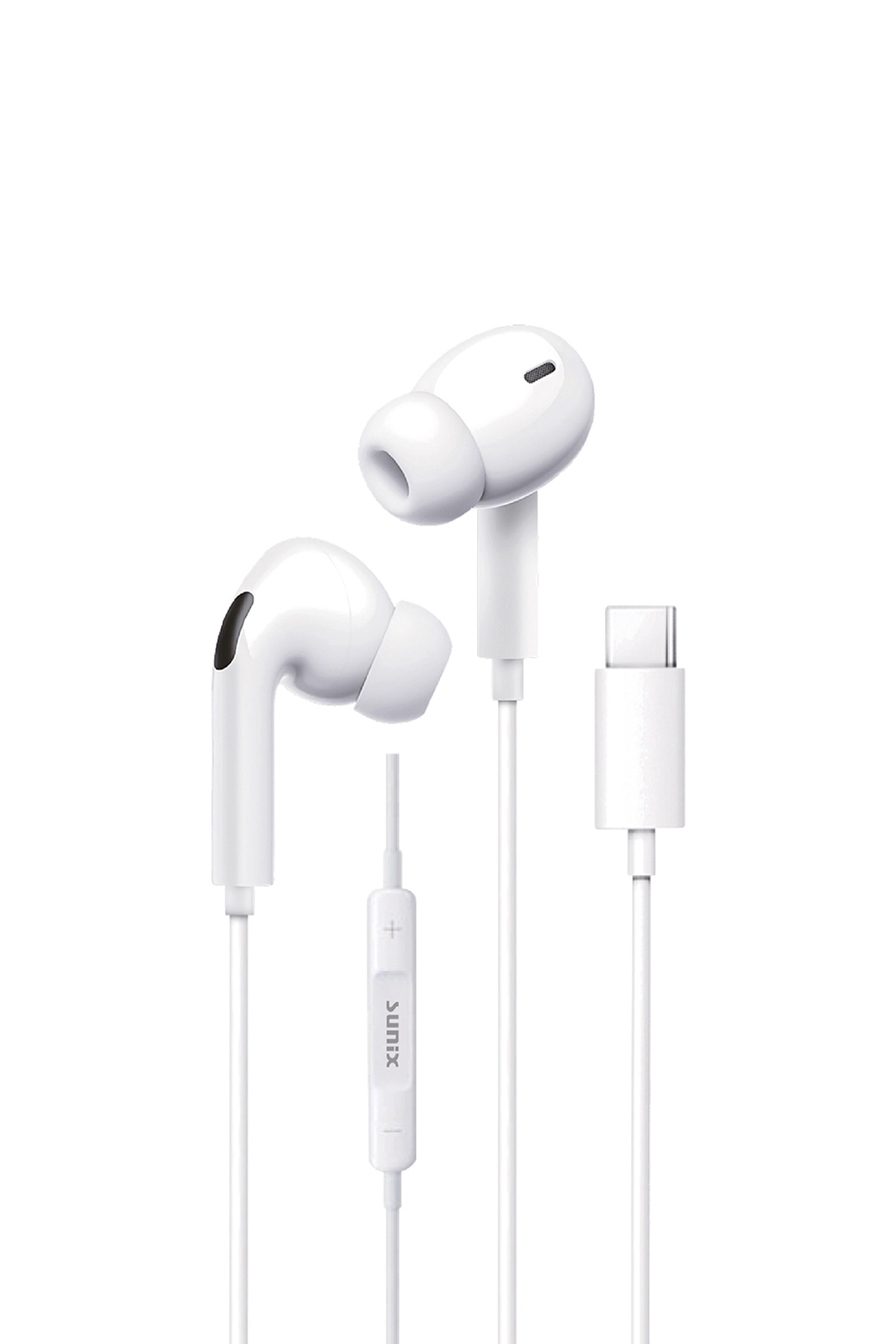 Beyaz Sunix Streo Süper Bass Silikonlu Bluetooth Bağlantılı Type-C ...