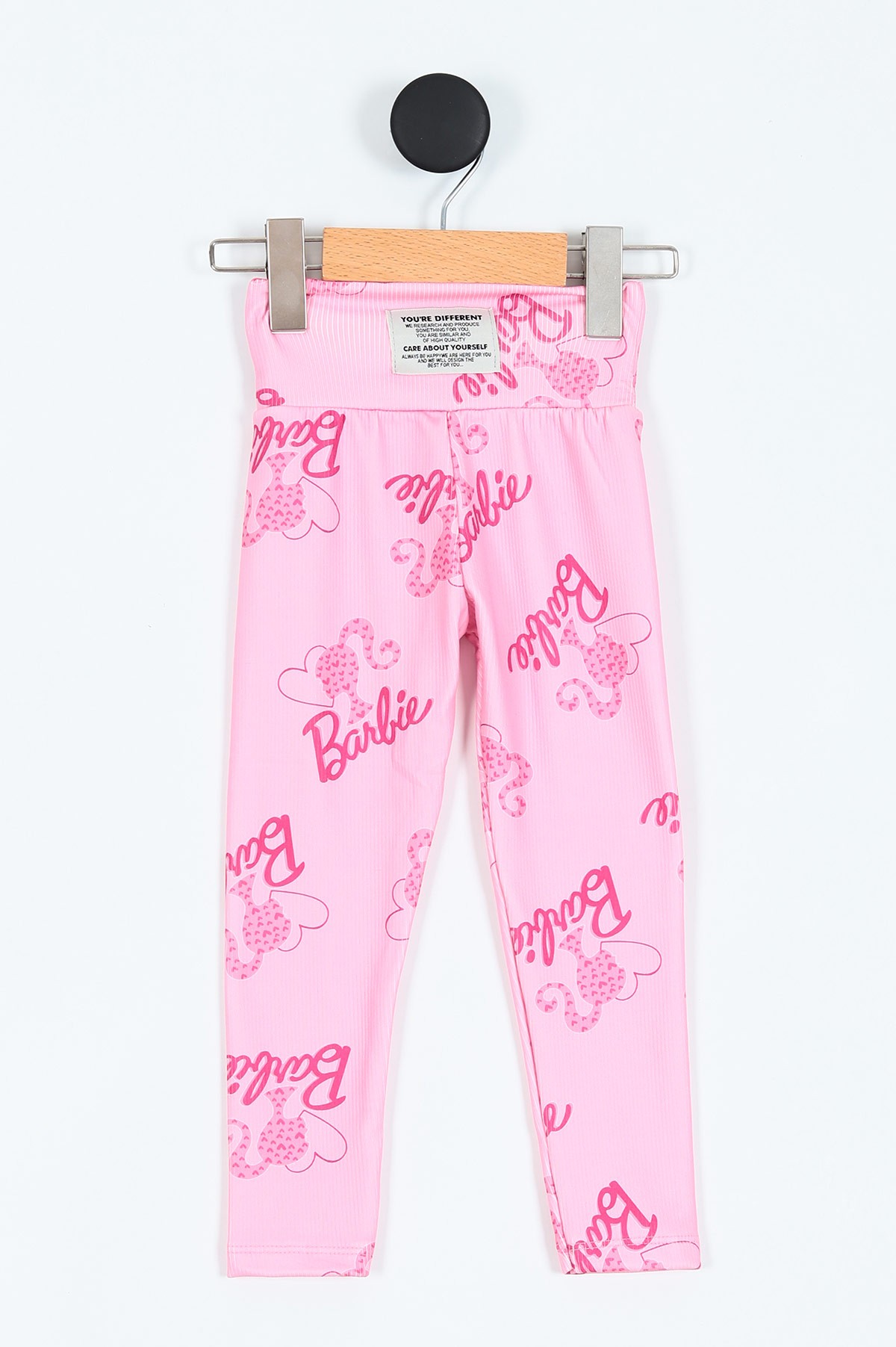 Fuşya (4-12 Yaş) Kalp Barbie Fitilli Şardonlu Kız Çocuk Tayt 207821 ...