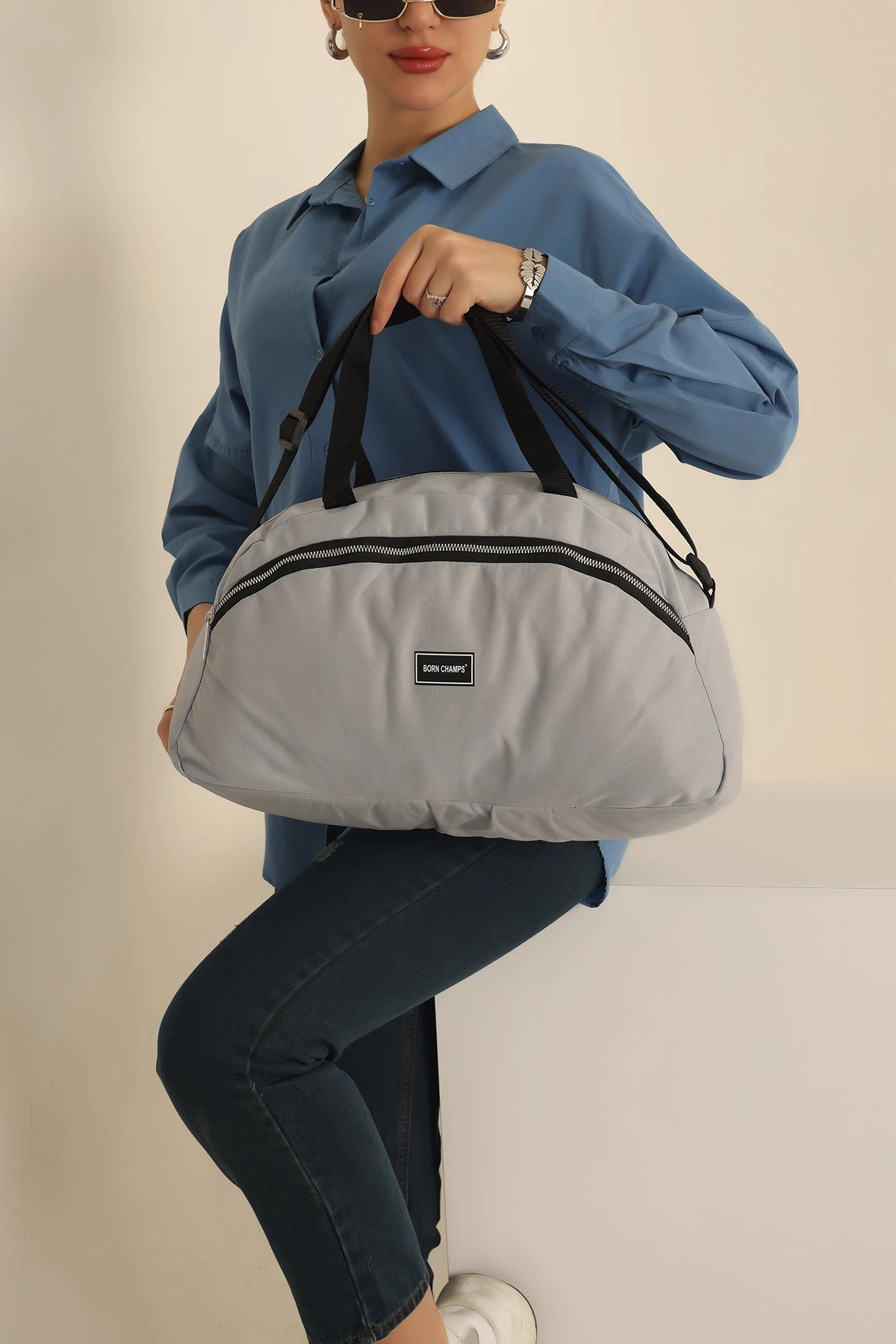 Gri El Valizi 236344 | ModamızBir | Modamizbir.Com