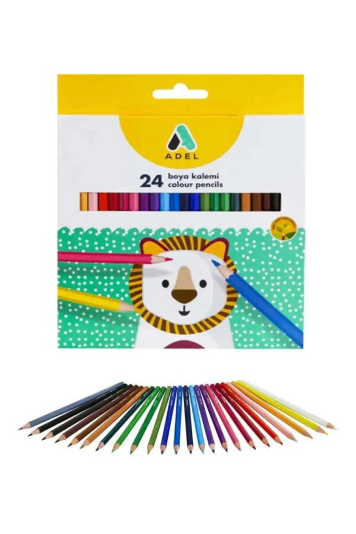 Adel 24 Renk Tam Boy Kuru Boya Kalemi 274035 |119.99 TL Modamizbir | Modamizbir.Com