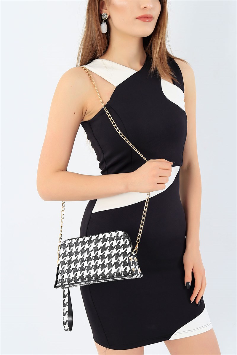 19,95 TL Kaz Ayağı Zincir Detay El Ve Omuz Çantası 27717Ç | ModamızBir ...