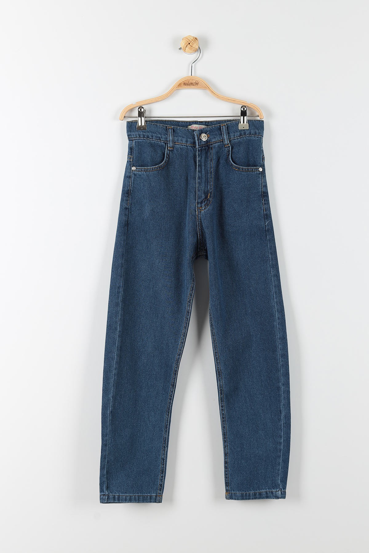 Lacivert (11-15 Yaş) Geniş Kesim Kız Çocuk Pantolon 174658 | ModamızBir ...