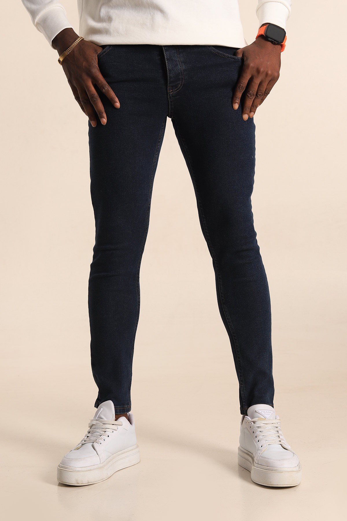 Lacivert Skinny Fit Likralı Erkek Kot Pantolon 204594 | ModamızBir ...