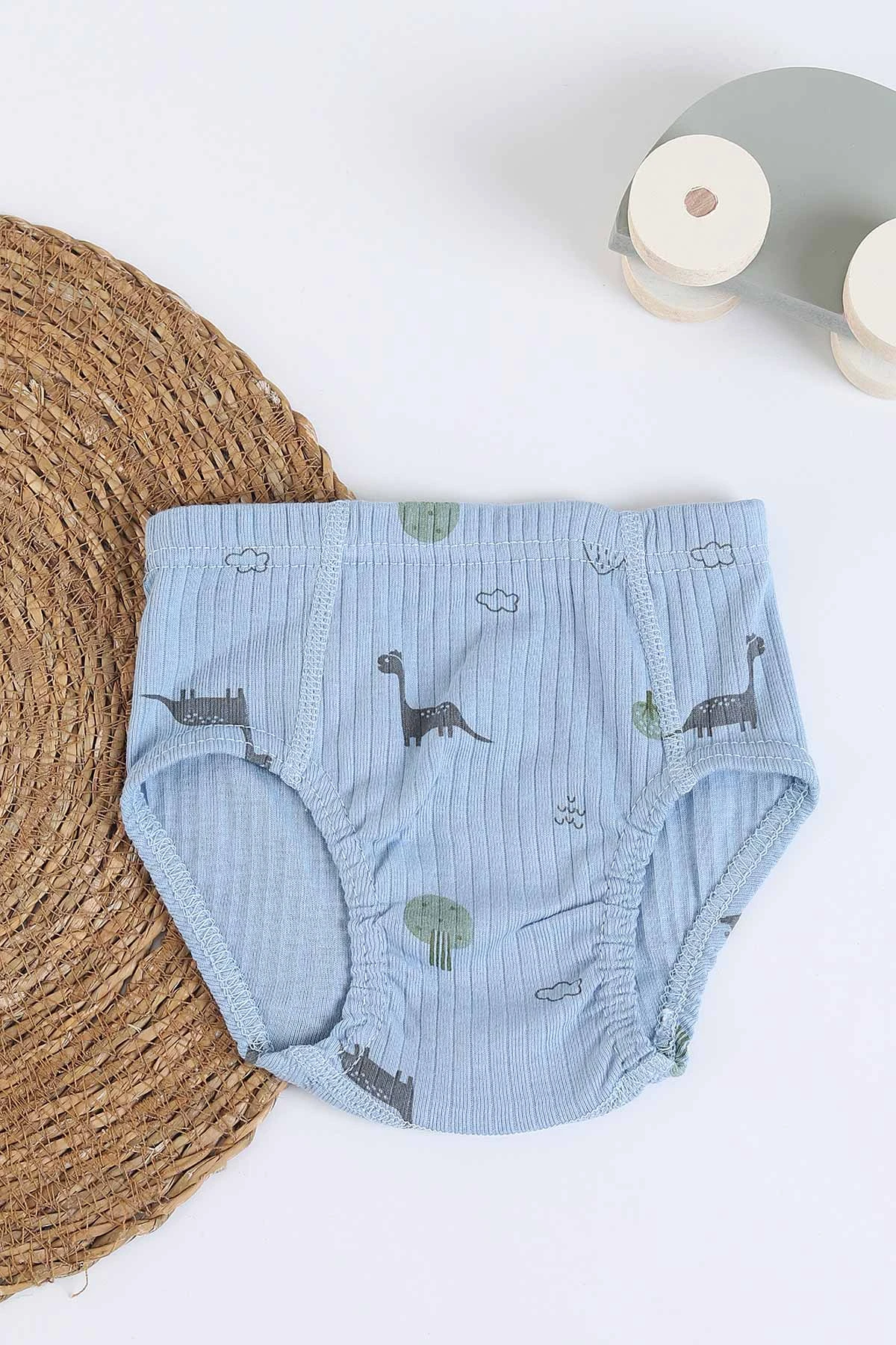 Mavi (2-11 Yaş) Fitilli Desenli Erkek Çocuk Kilot 274813 | ModamızBir ...