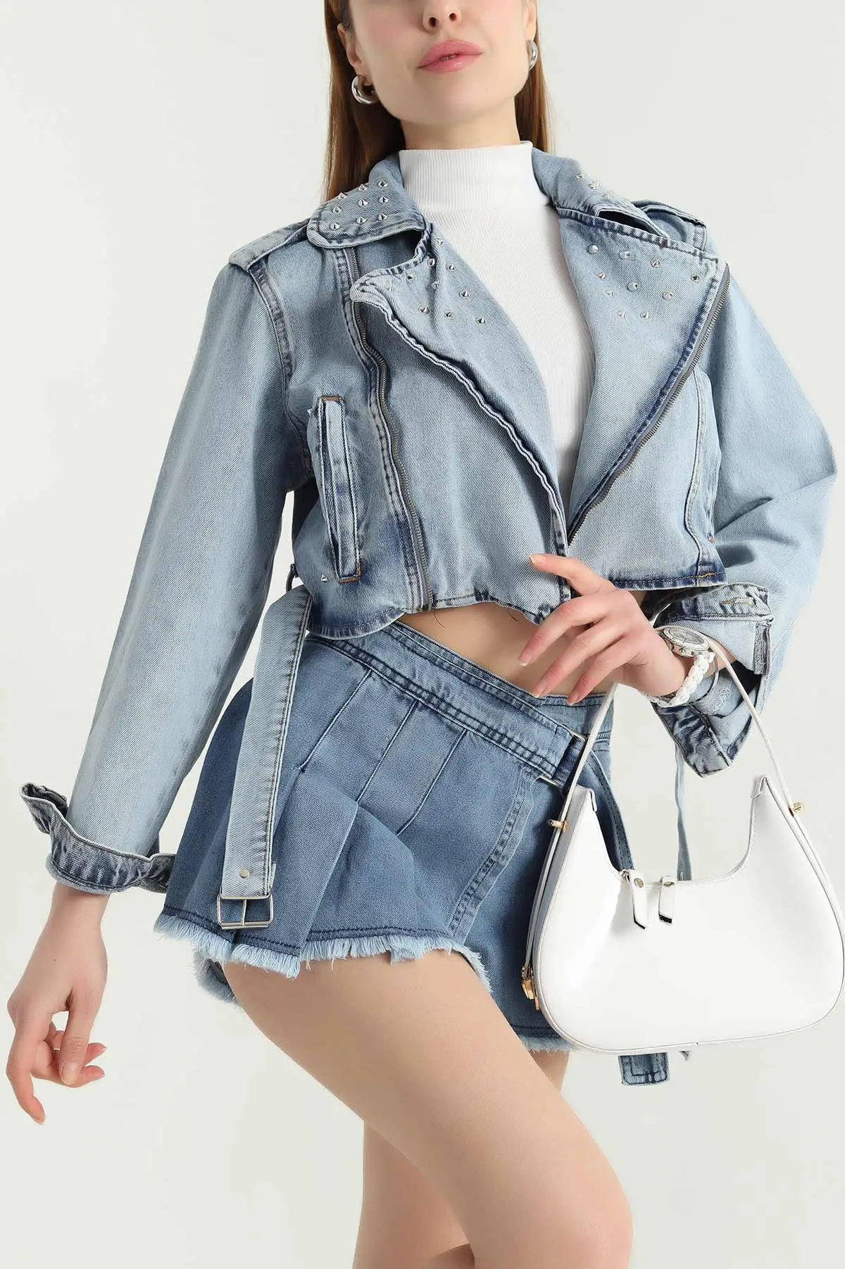 Mavi Jackson Droplu Bayan Kot Ceket 339339