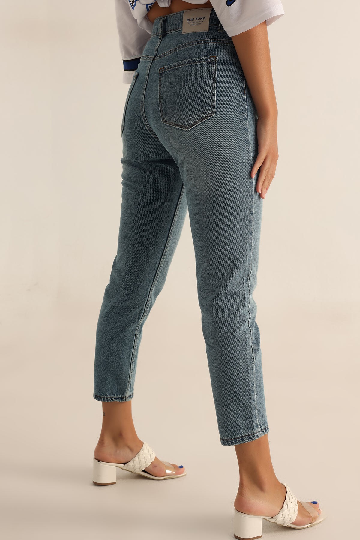Mavi Mom Bayan Kot Pantolon 193516 | ModamızBir | Modamizbir.Com
