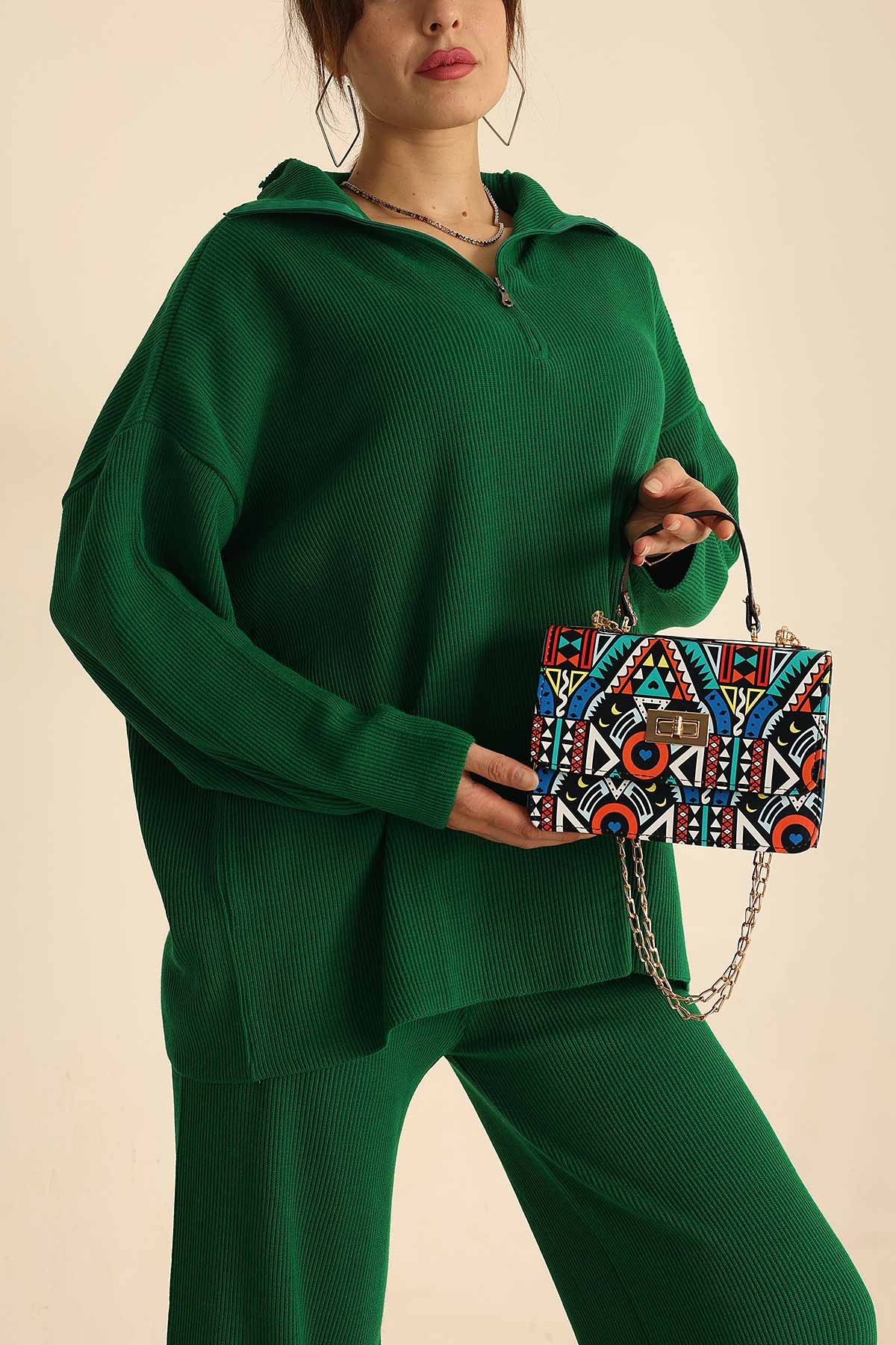 Renkli El ve Omuz Çantası 220879 | ModamızBir | Modamizbir.Com