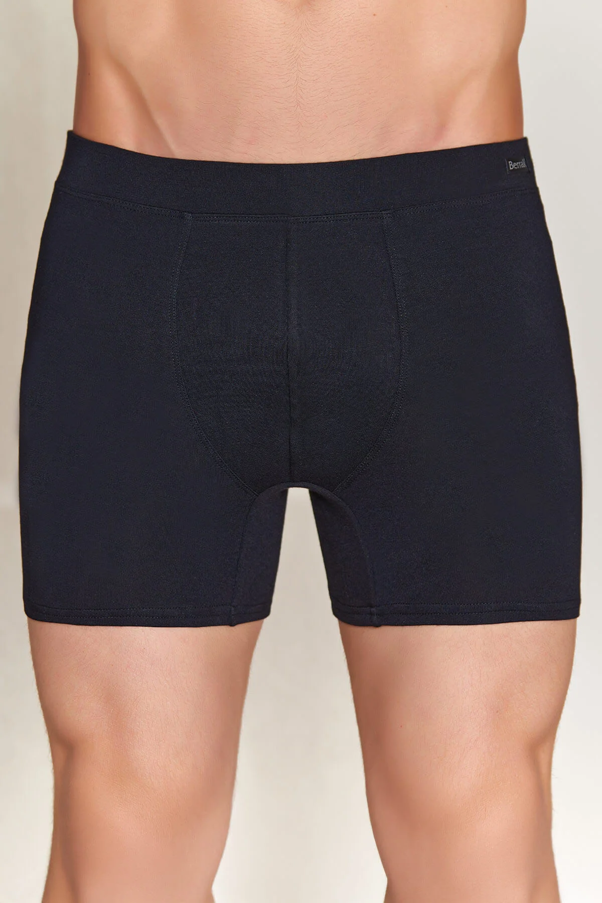 Siyah Berrak Micro Modal Likralı Erkek Boxer 368998