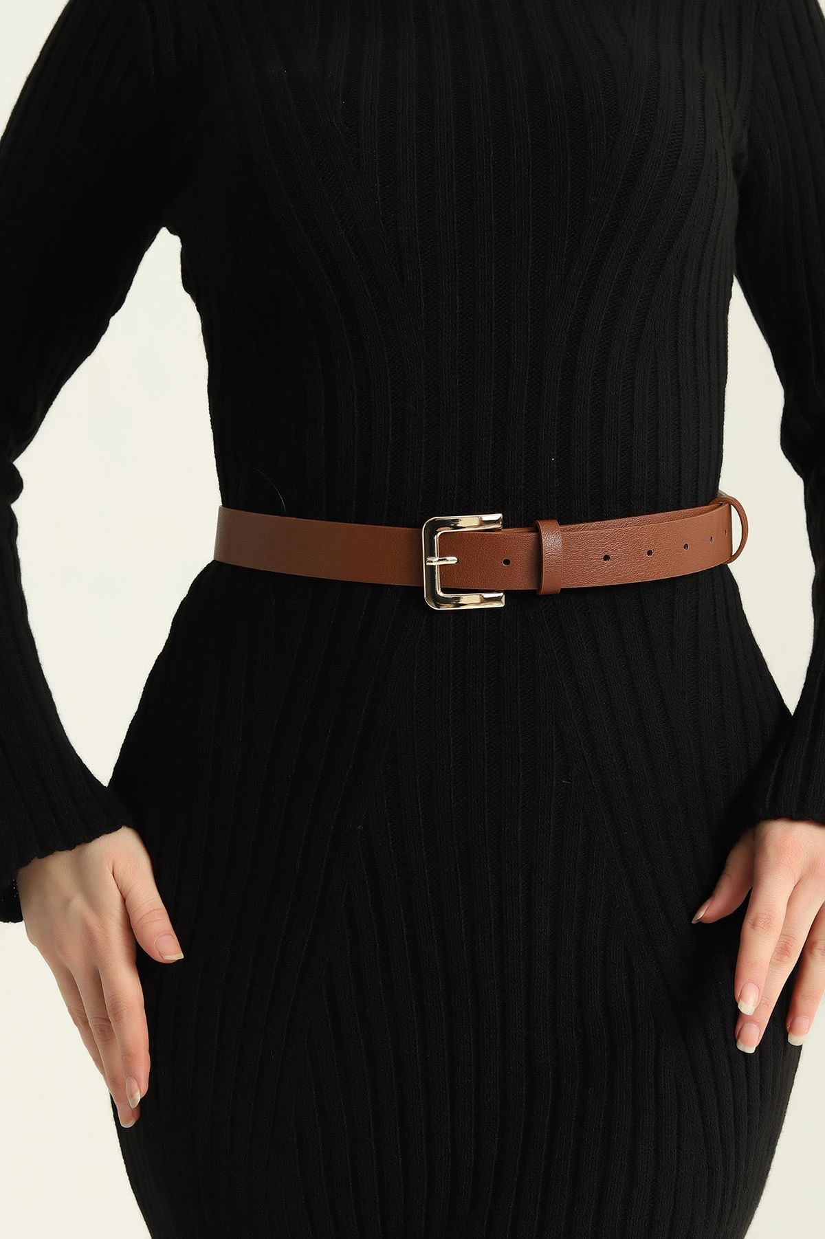 Taba Gold Kare Tokalı Kadın Kemer 331897