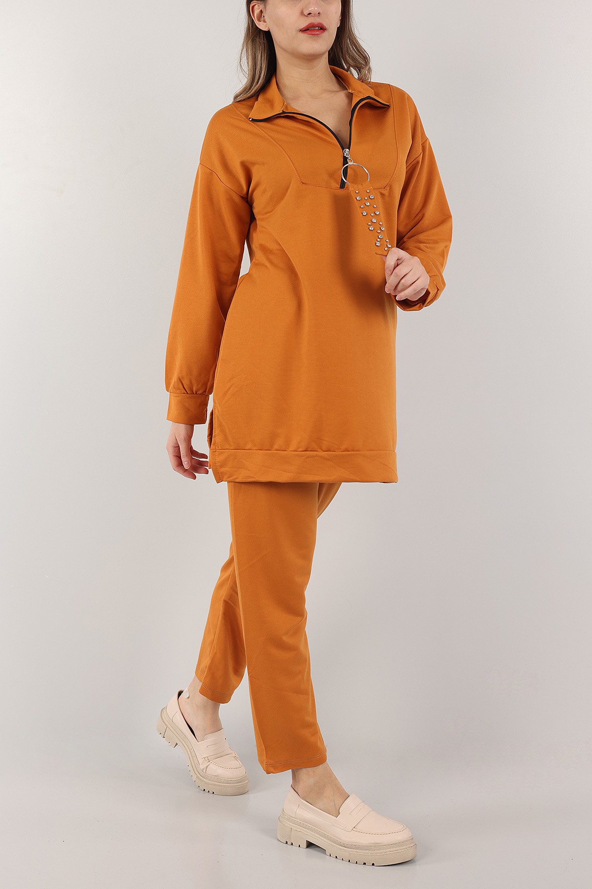 Taba Taş Detay İki İp Bayan Takım 153792 | ModamızBir | Modamizbir.Com