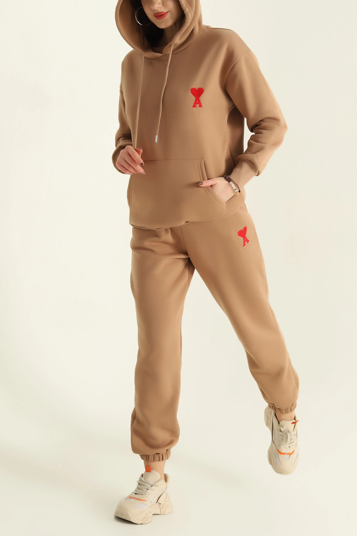 Vizon Şardonlu Üç İp Bayan İkili Takım 331351