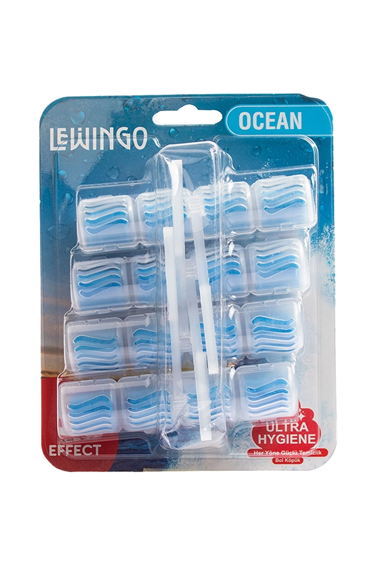 WC Blok 4'lü Güç Klozet Temizleyici Blok - Ocean (Okyanus Kokulu) 50 Gr ...