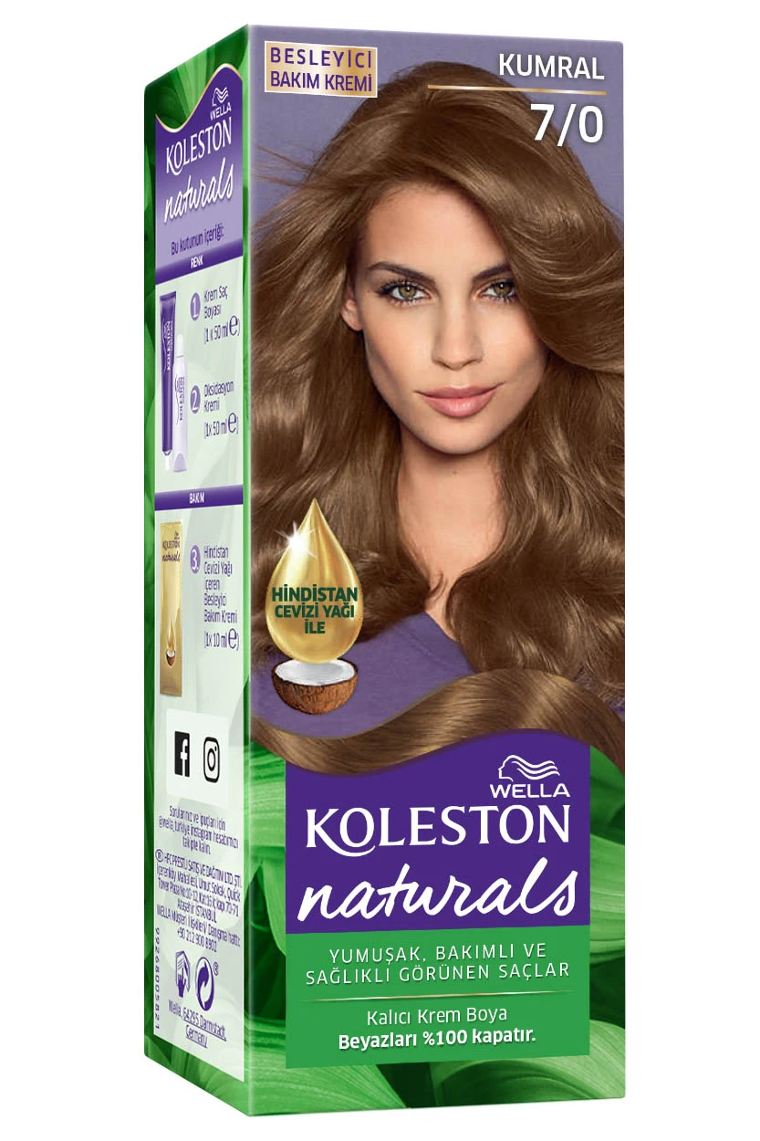 Wella Koleston Naturals 7/0 Kumral 260582 | TL Modamizbir | Modamizbir.Com