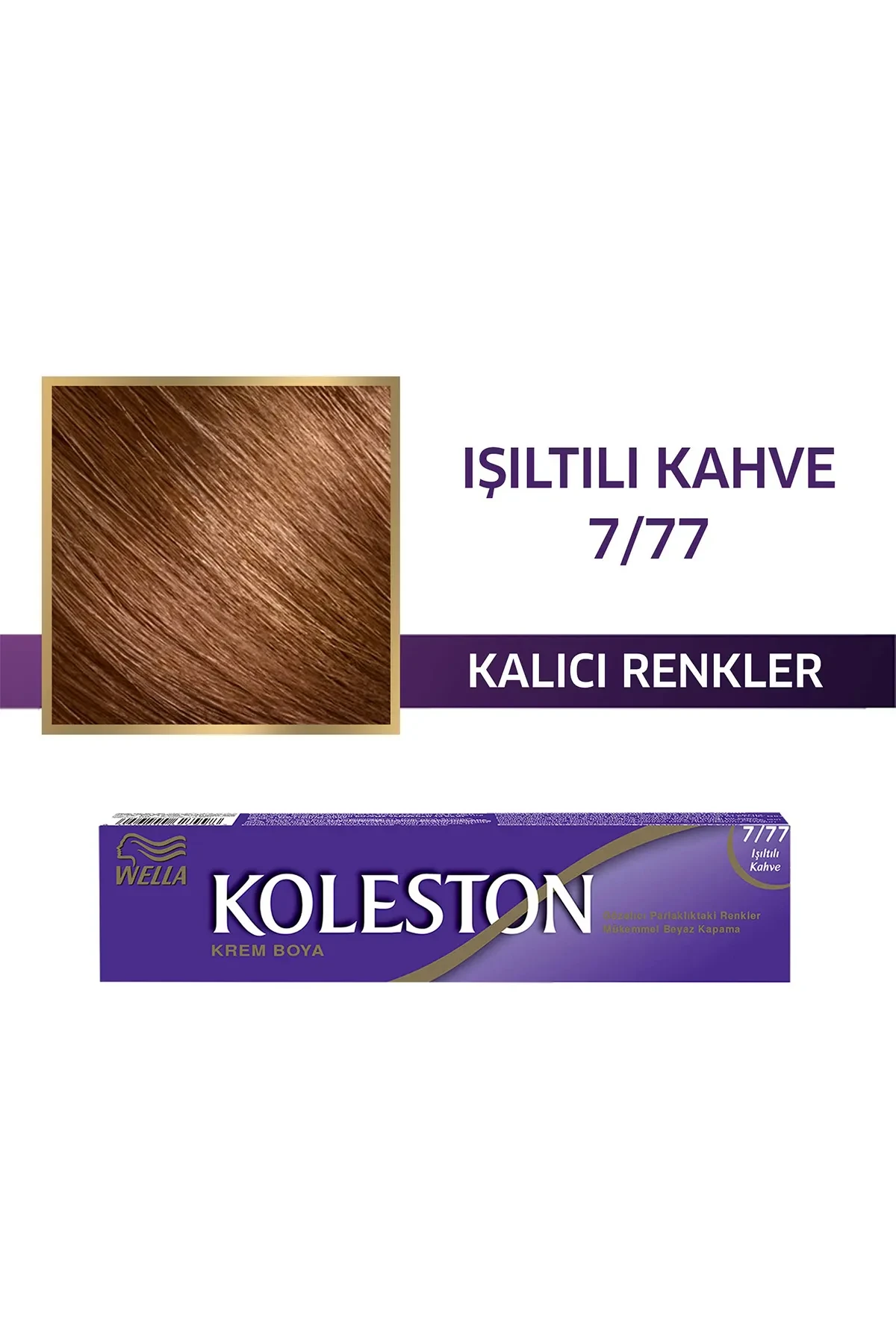 Wella Koleston Single 7/77 Işıltılı Kahve 261469 |44.99 TL Modamizbir ...