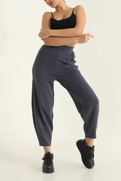 Antrasit Modal Cepli Bayan Balon Pantolon 312817