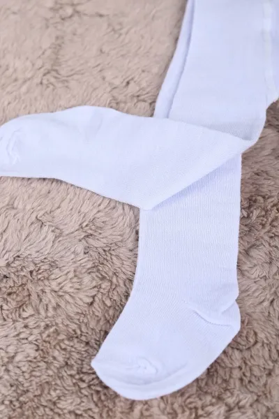 Beyaz (24-36 Ay) Düz Kız Bebe Kilotlu Çorap 233694 | ModamızBir ...