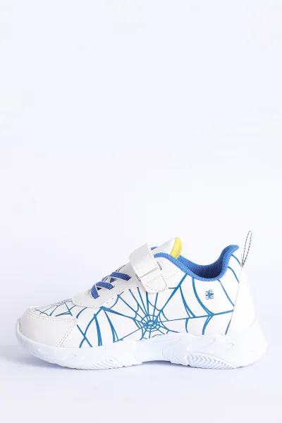 Beyaz Mavi (31-35 Filet )Örümcek Adam Figürlü Cırtlı Erkek Çocuk ...