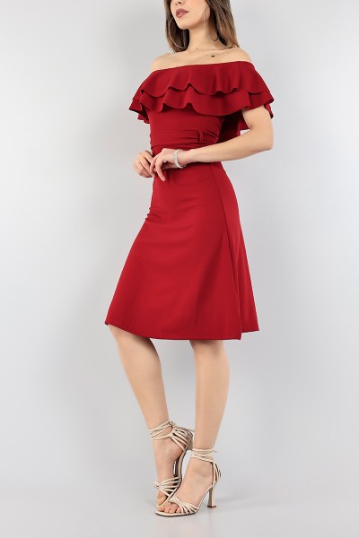 Bordo Kemerli Madonna Yaka Abiye 99285 | ModamızBir | Modamizbir.Com Bordo Kemerli Madonna Yaka Abiye 99285 | ModamızBir | Modamizbir.Com