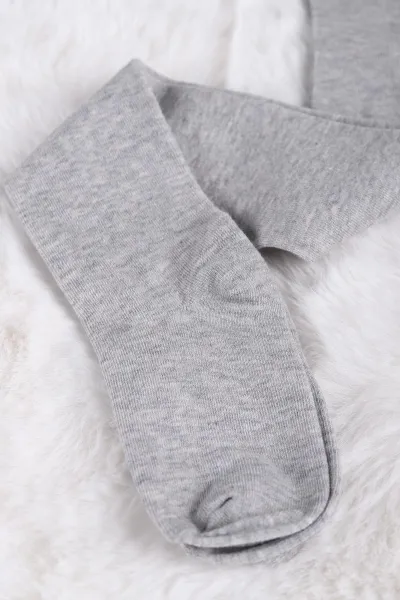Gri (7-8 Yaş) Düz Kız Çocuk Kilotlu Çorap 233673 | ModamızBir ...