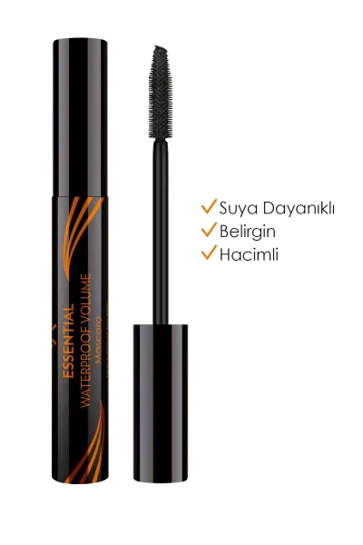 Essential Waterproof Mascara Black - Suya Dayanıklı Maskara 252063
