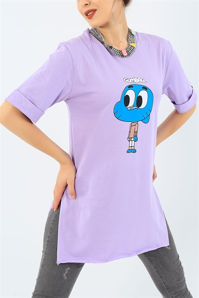 19,95 TL Lila Yırtmaçlı Bayan Baskılı Tişört 36865 | Modamızbir ... 19,95 TL Lila Yırtmaçlı Bayan Baskılı Tişört 36865 | Modamızbir ...