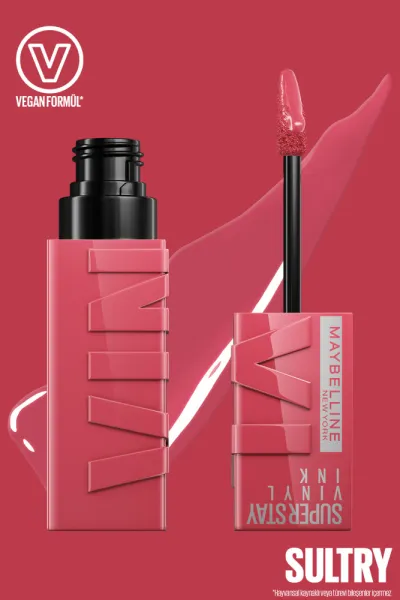 Maybelline New York Super Stay Vinyl Ink Uzun Süre Kalıcı Likit Parlak ...