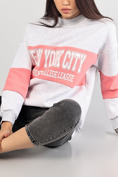 Pembe Baskılı İçi Şardonlu Bayan Sweat 83225 | ModamızBir | Modamizbir.Com Pembe Baskılı İçi Şardonlu Bayan Sweat 83225 | ModamızBir | Modamizbir.Com