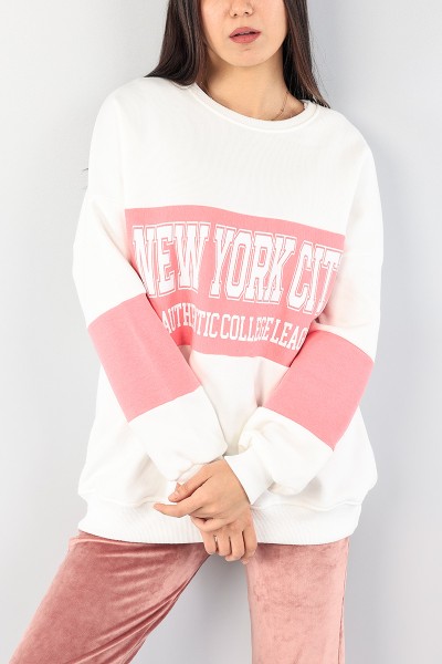 Pembe Baskılı İçi Şardonlu Bayan Sweat 90293 | ModamızBir | Modamizbir.Com Pembe Baskılı İçi Şardonlu Bayan Sweat 90293 | ModamızBir | Modamizbir.Com