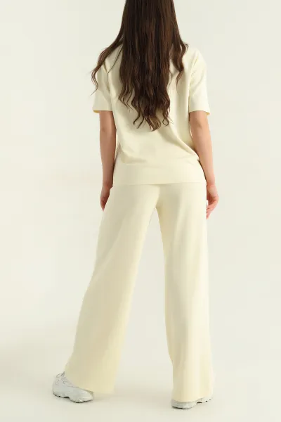 Sarı Likralı Modal Kadın İkili Takım 365505