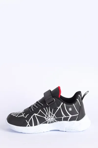 Siyah Beyaz (31-35 Filet )Örümcek Adam Figürlü Cırtlı Erkek Çocuk ...