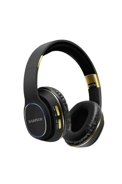 Siyah Sunix Wireless 5.0 Süper Bass Kulak Üstü Bluetooth Kulaklık Mavi ...