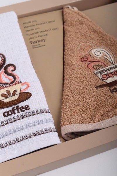 Vizon 40x60 Kutulu Havlu Peçete 214655 | Fiyat: 89.99 TL | Modamizbir.Com